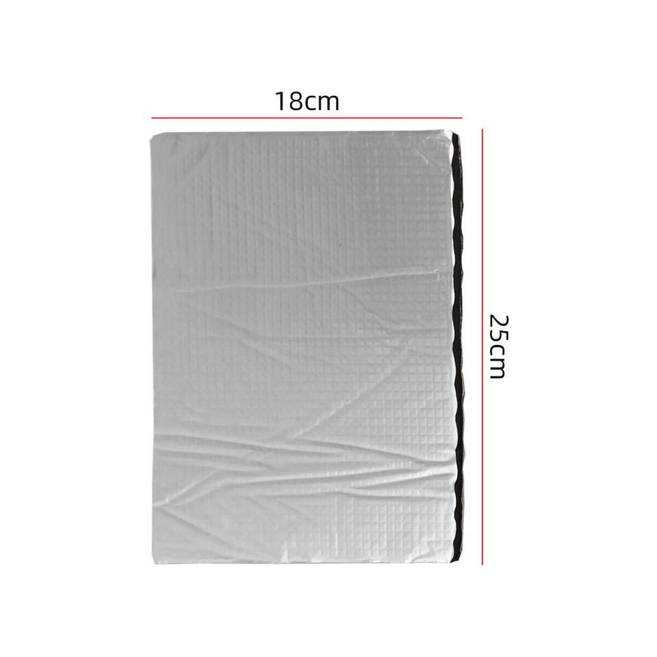 50x Sheets Sound Deadening Damping Mat Car Silent Compact Van Proofing ...
