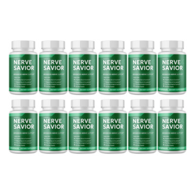 Nerve Savior Advanced Nerve Support 12 Bottles 720 Capsules | eBay