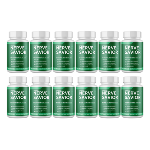 Nerve Savior Advanced Nerve Support 12 Bottles 720 Capsules | eBay