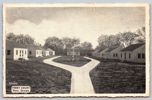 Postcard Perry Court, Perry, Georgia unused U134 | eBay