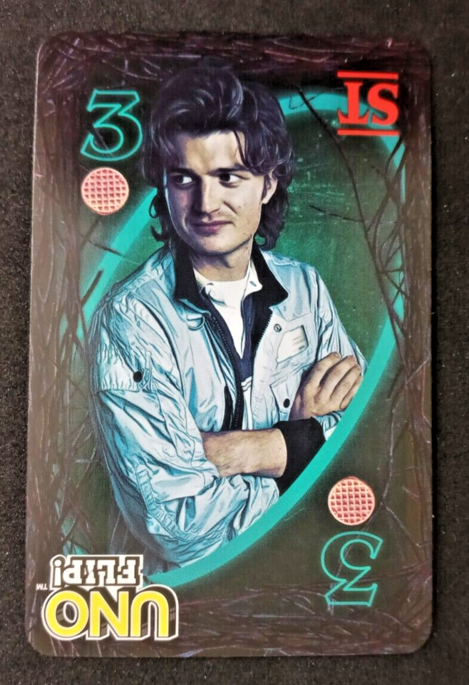 2017 Stranger Things Uno Flip! Card Jim Hopper Wild Card | eBay