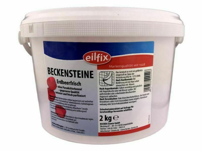 Eilfix Beckensteine Bio Erdbeer - Beckenstein Schutzsieb Urinale Urinal ...