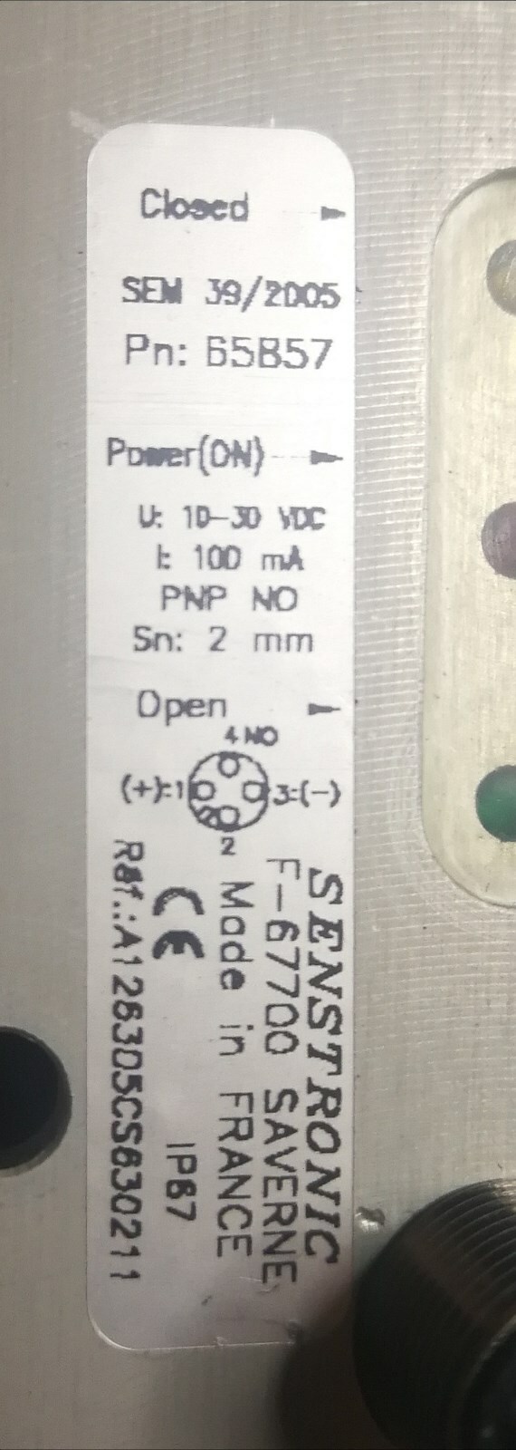 F-67700 SAVERNE A126305CS630211 SENSTRONIC | eBay