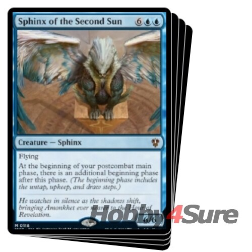 Sphinx Of The Second Sun X4 M/NM Magic MTG Murders At Karlov Manor: Commander | eBay