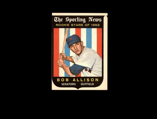 1959 Topps 116 Bob Allison RS RC VG #D608501 | eBay