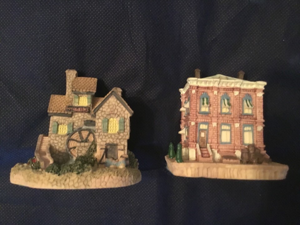 The Americana Collection Liberty Falls Houses / Buildings - Lot of 8 | eBay