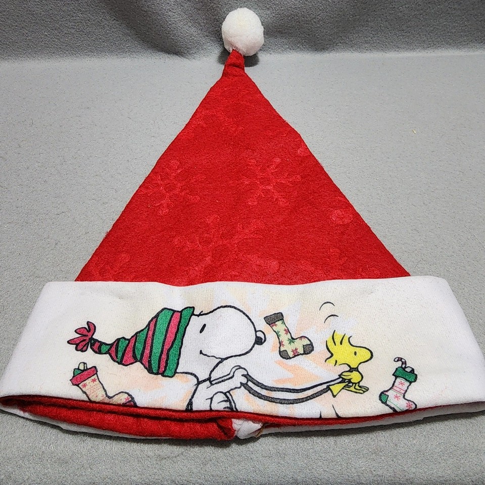 Peanuts Snoopy & Woodstock 2018 Felt Christmas Season Santa Stocking ...