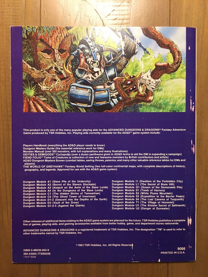 D&D Module UK1 - Beyond The Crystal Cave - Great Condition! | eBay