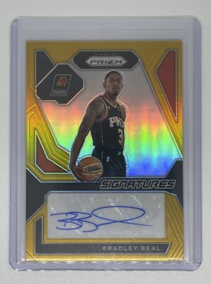 2023-24 Prizm Bradley Beal Signatures Gold Auto /10 SSP | eBay