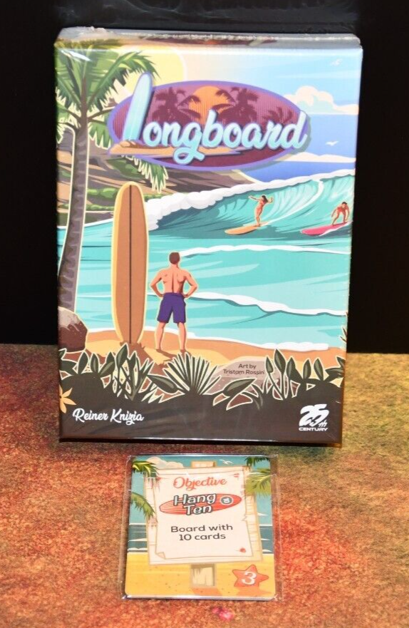 Longboard Card Game by Reiner Knizia and 25th Century Games Promo Cards ...