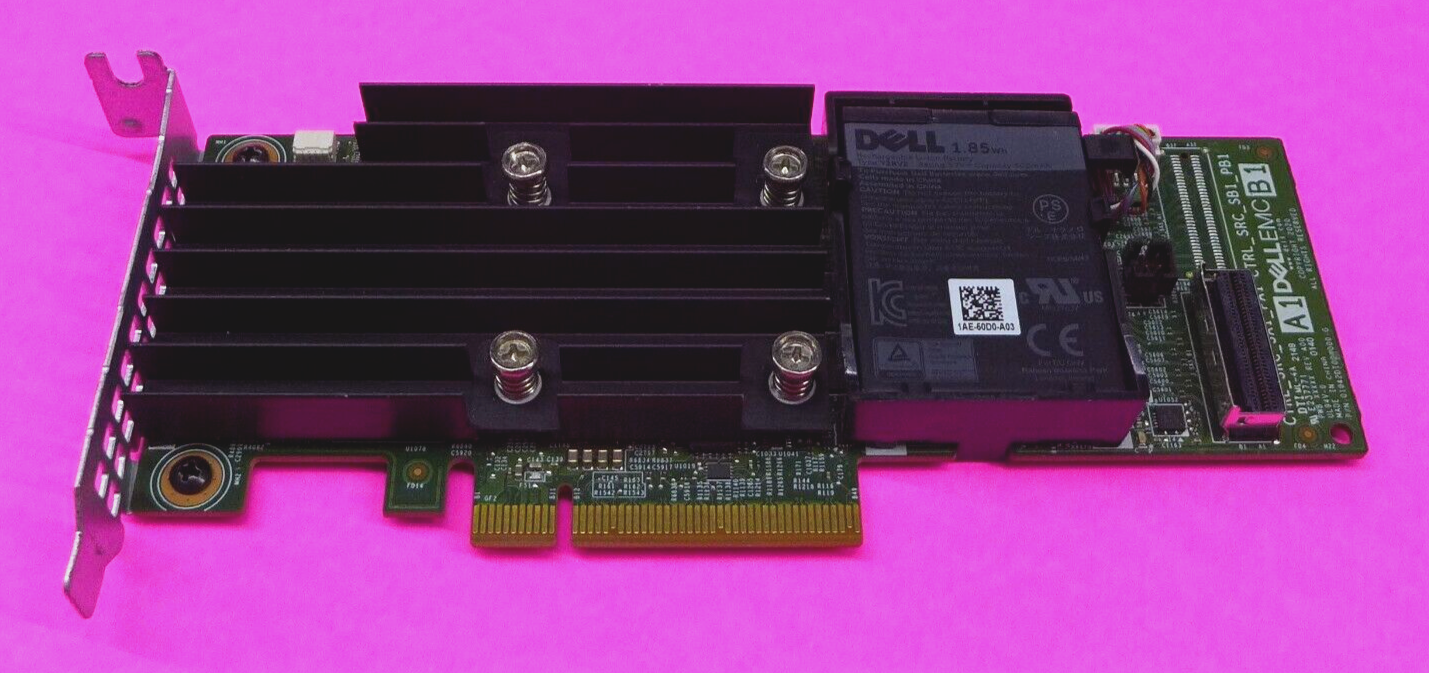 Genuine Dell Perc H750 SAS External Raid Adapter Card PCI-E w/ Battery ...