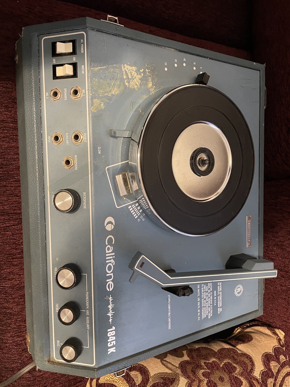 Califone 1845 K Record Player | eBay