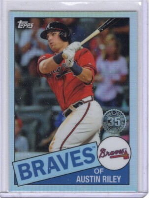 2020 Topps Chrome 35th Anniversary 85TC- #23 Austin Riley Atlanta ...