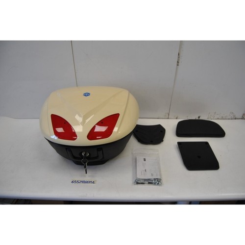 Rear Ivory Top Case Set Kit Piaggio Beverly Tourer | eBay
