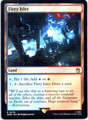 #278 Fiery Islet MTG Universes Beyond: Doctor Who Rare | eBay