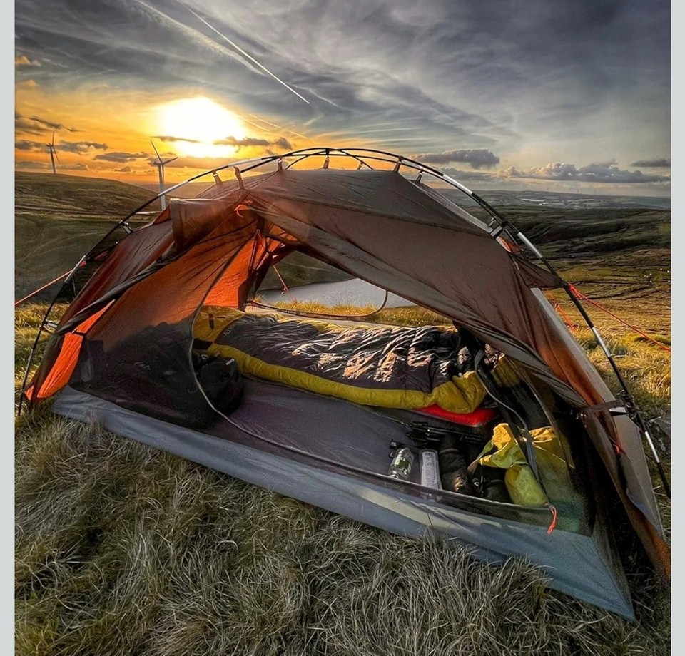 2 Person Camping Tent Waterproof 2 Man Backpacking Tent Double Layer ...