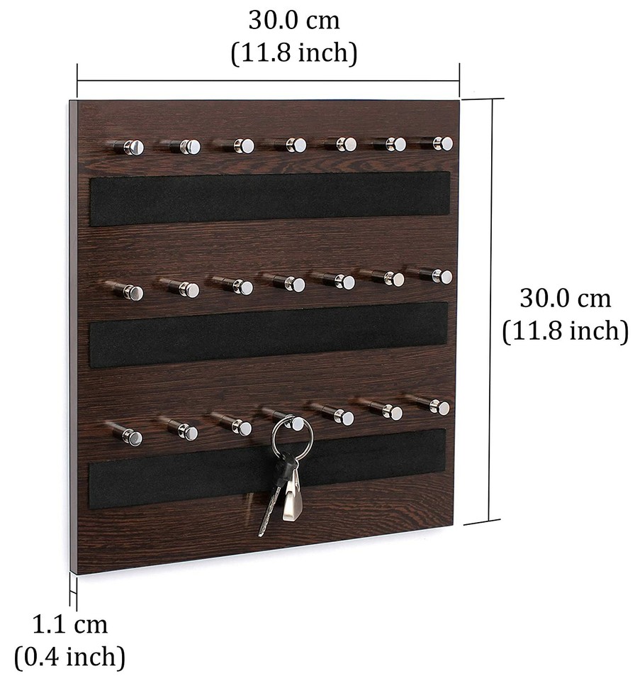 Wall Mounted Home Décor Key Chain Holder/Key Key Holder- 21 Hooks US | eBay