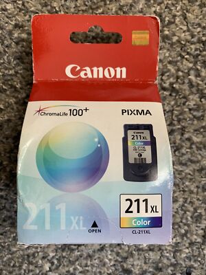 New Genuine Canon CL-211XL Color Ink Cartridges PIXMA iP2700 ...
