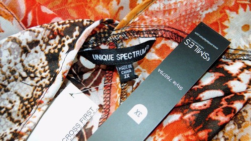 Unique Spectrum Women Plus Size 1x 2x 3x Brown Chiffon Hi Lo Top Blouse ...