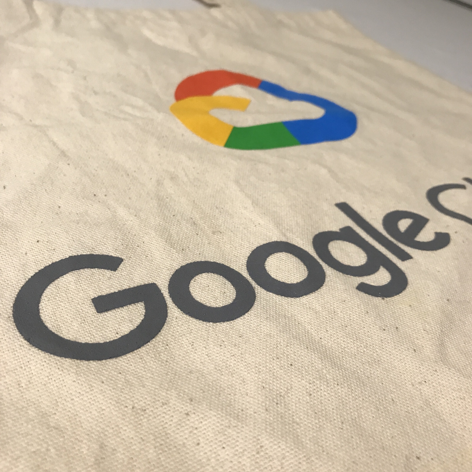 Google Cloud Canvas Tote Bag - Gem