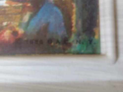 Vintage Donald Art Company Lithograph Art Prints On Frame 7.75"×6.75 ...