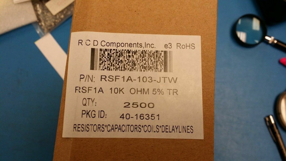 (100 PCS) RSF1A-103-JTW RCD Res Metal Oxide 10K Ohm 1W 5% ROHS | eBay