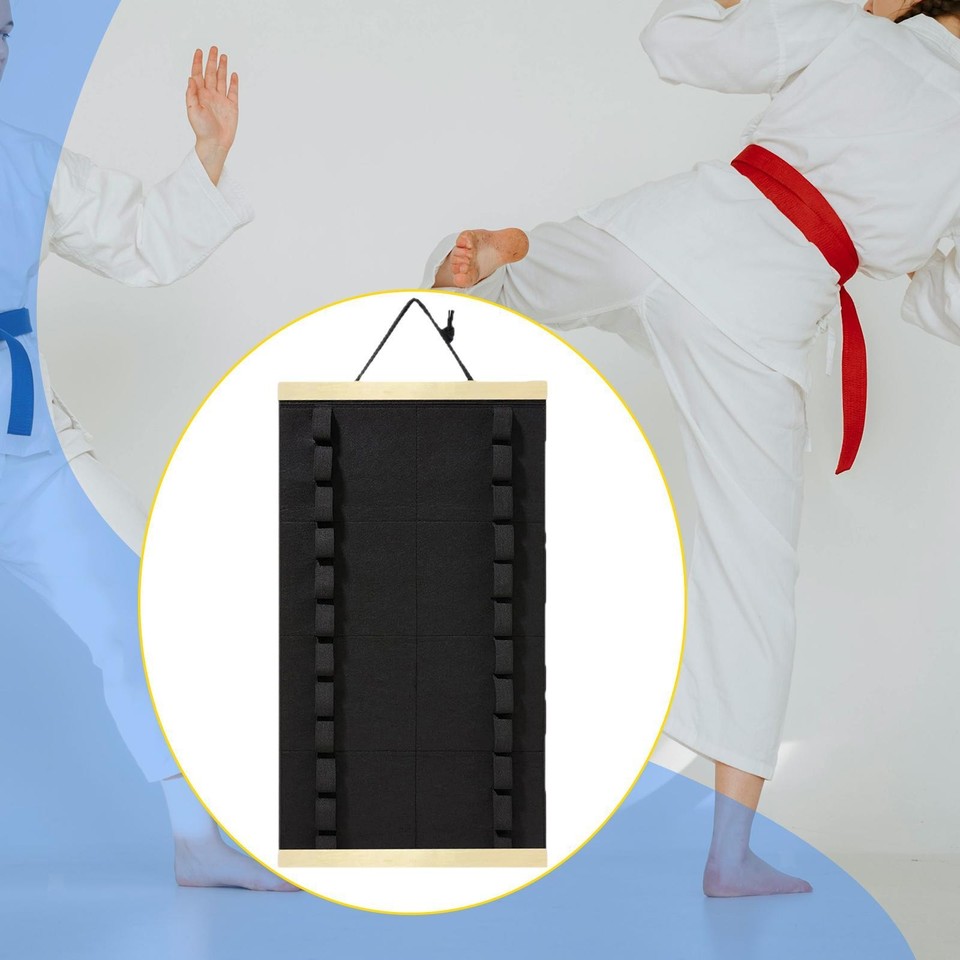 Taekwondo Belt Display Stand for 12 Belts, Belt Holder, High ...