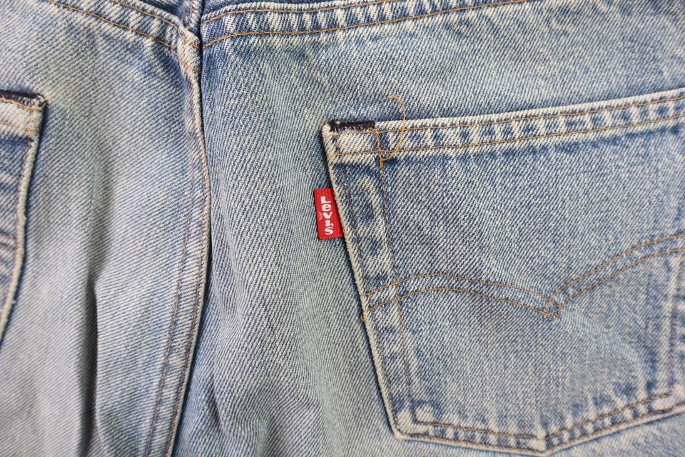 VTG 70s LEVI’S 501 USA Men's 32 x 29 SELVEDGE Blue Denim Straight Jeans ...