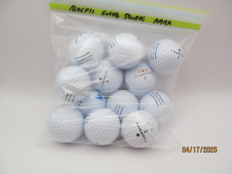Maxfli Softfli, White Golf Balls Graded AAAAA very good balls Best for ...