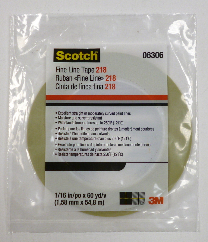 Scotch 3M Fine Line Tape 218 DIM - SCEGLI LA MISURA | eBay