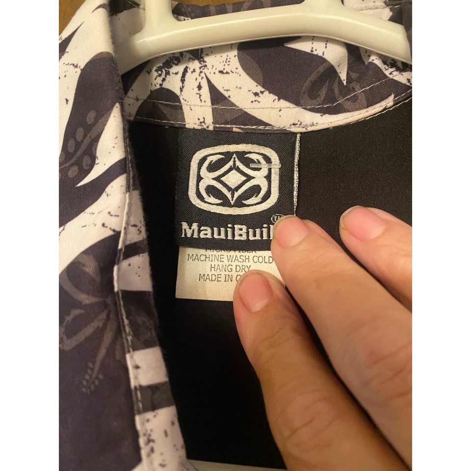 Maui Built Hawaiian shirt Medium | eBay