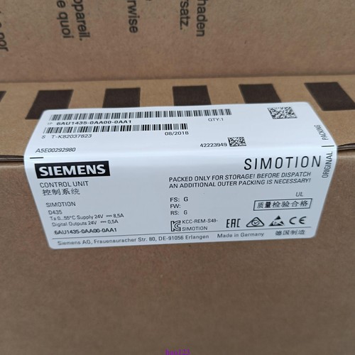 New Siemens 6AU1445-0AA00-0AA1 6AU14 45-0AA00-0AA1 SIMOTION DRIVE-BASED CONTROL | eBay