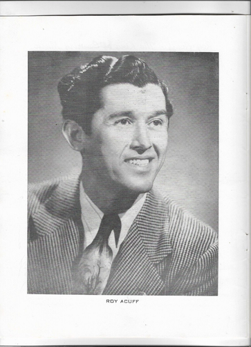 Grand Ole Opry Souvenir Picture Album 8 signed Roy Acuff autograph/HAND ...