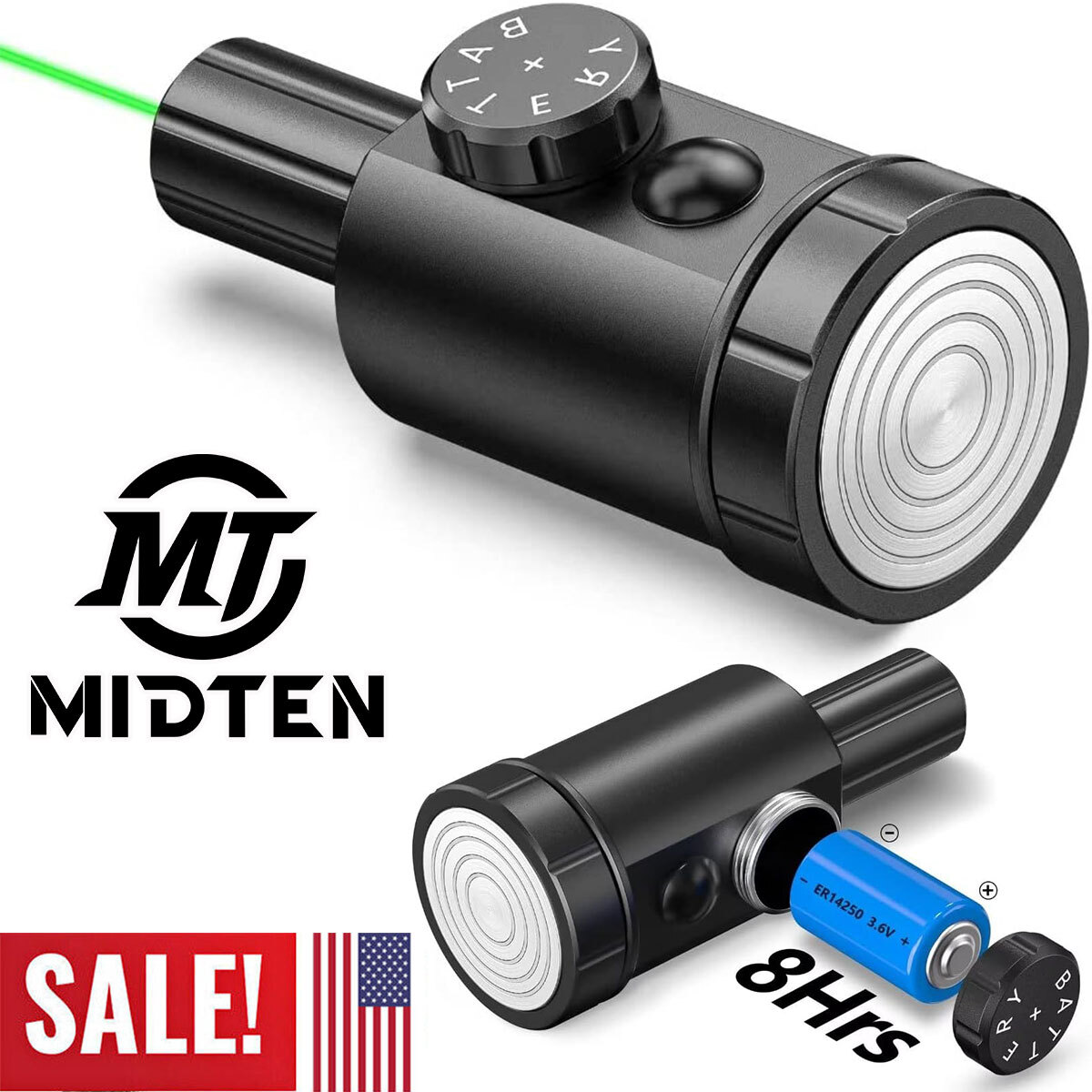 Magnetic Laser Bore Sight Bore Sighter Kit For Multiple Caliber Rifles ...