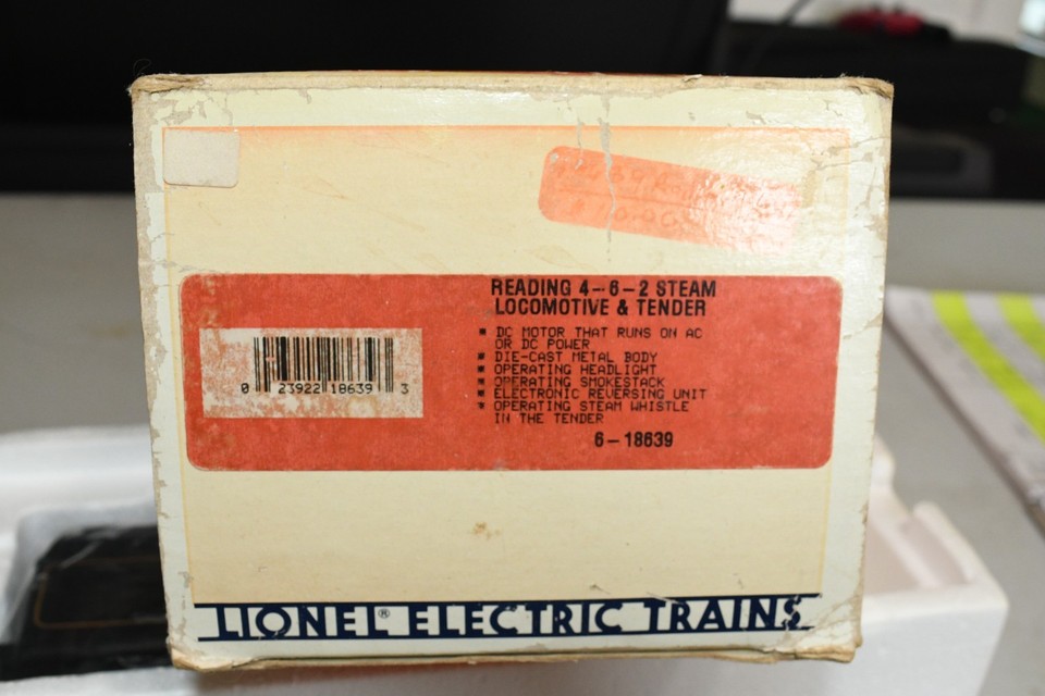 Reading 4-6-2 Steam Locomotive & Tender 6-1639 | eBay