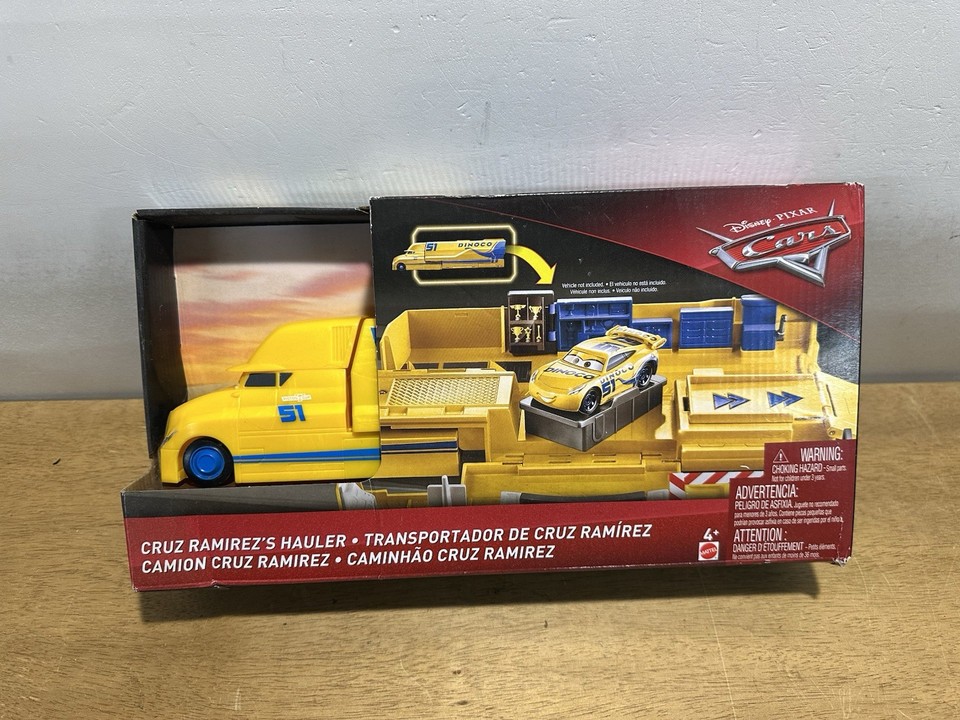 Disney Pixar Cars Cruz Ramirez #51 Dinoco Hauler Truck 2017 New Sealed ...