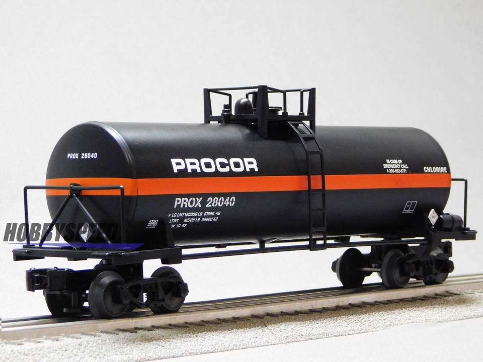 LIONEL PROCOR UNIBODY TANK CAR O GAUGE #28040 tanker train 2343052 NEW ...