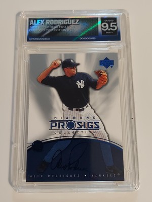 Alex Rodriguez Facsimile Signature 2004 UD Pro Sigs Diamond Collection ...