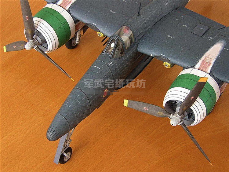 1:33 Grumman F7F Tigercat Fighter Aircraft Plane DIY Paper Model Kit | eBay