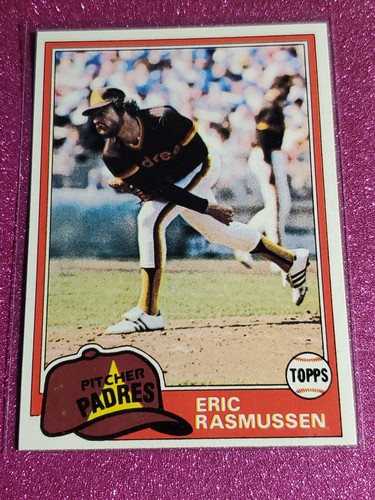 1981 Topps #342 Eric Rasmussen San Diego Padres | eBay