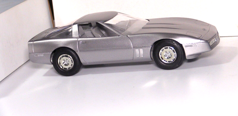 Vintage 1984 Chevrolet Corvette Promotional Model Car silver by MPC w ...