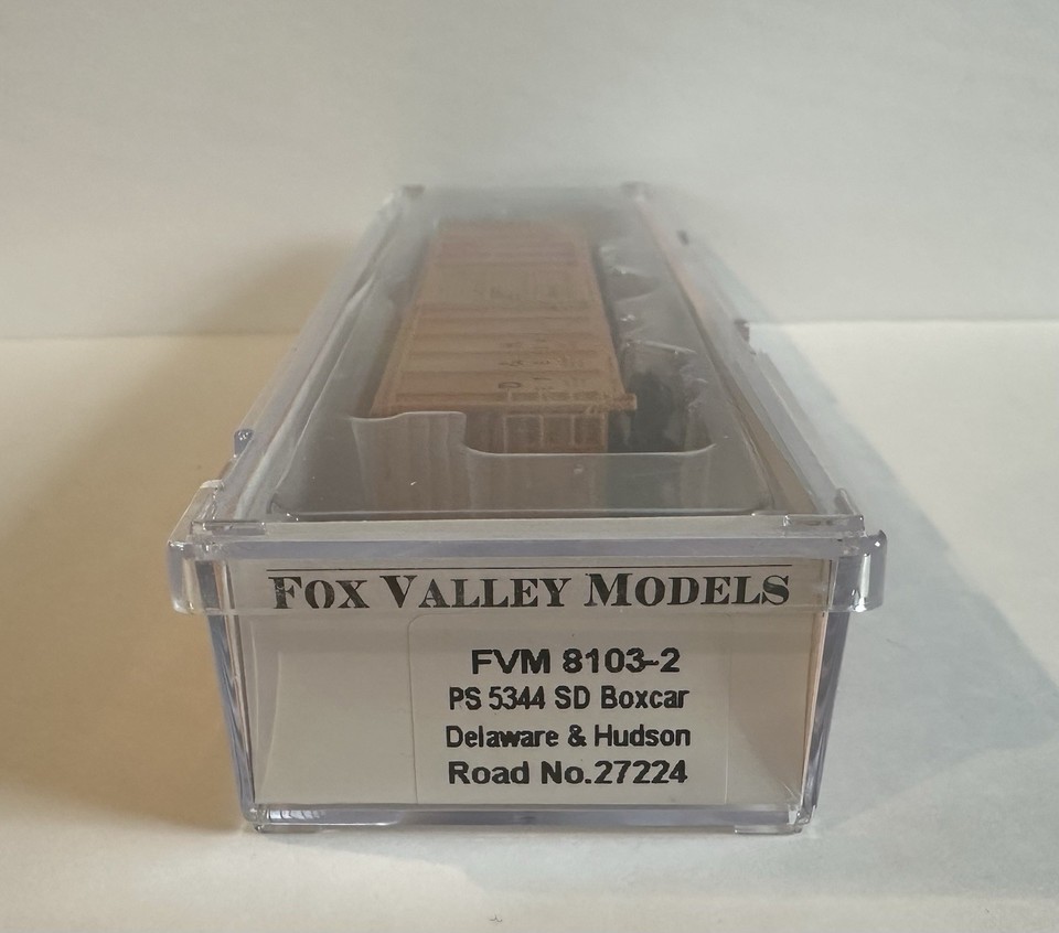 Fox Valley Models N Scale FVM 8103-2 PS 5344 SD Boxcar Delaware & Hudson #27224 | eBay