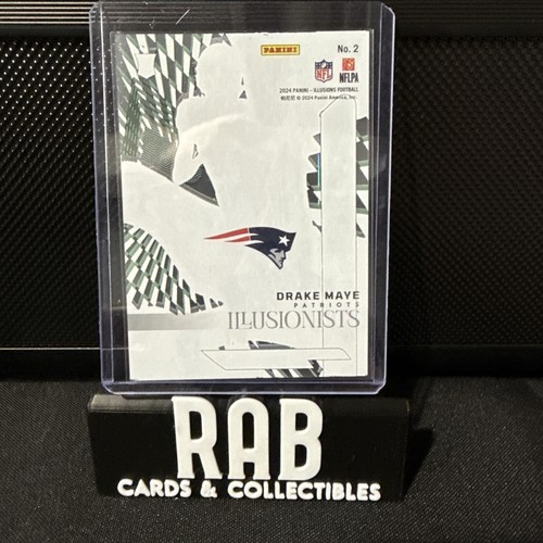 2024 Panini Illusions Drake Maye Illusionists Emerald RC No. 2 | eBay