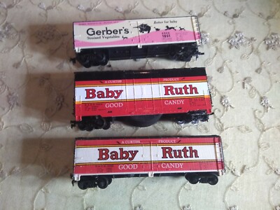 V10 HO Scale Train 3 REEFER 2 BABY RUTH NADX 5342 GERBER GSVX 1001 HORN ...