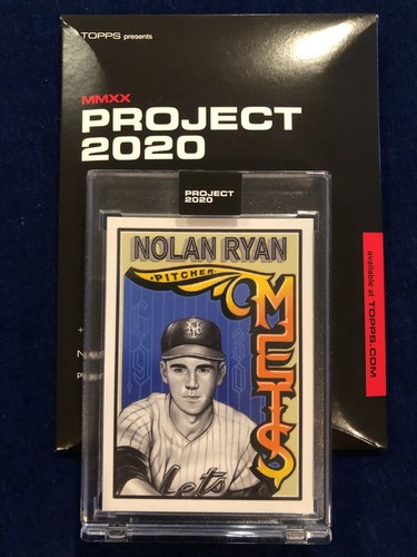 Topps PROJECT 2020 - 1969 Nolan Ryan #314 by Mister Cartoon w/ Box ...