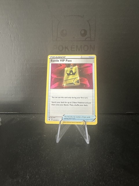 Pokémon TCG Battle VIP Pass Fusion Strike 225/264 Regular Uncommon for ...