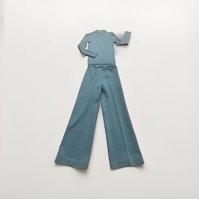 Vintage Neusteters Powder Blue Turtleneck & Matching Slacks Outfit Sz 8 ...