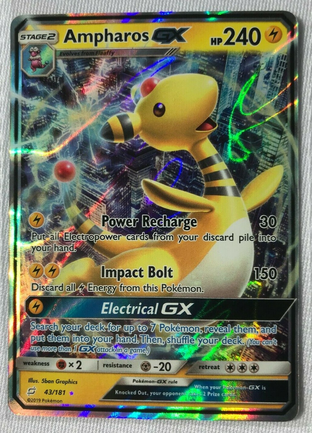Ampharos Card