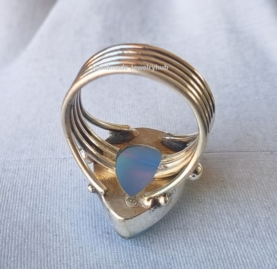 Aurora Opal Rainow Gemstone 925 Sterling Silver Beautiful Girls Gift ...