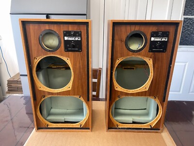 Vintage KEF model 104ab Loudspeakers empty cabinets matched pair w ...
